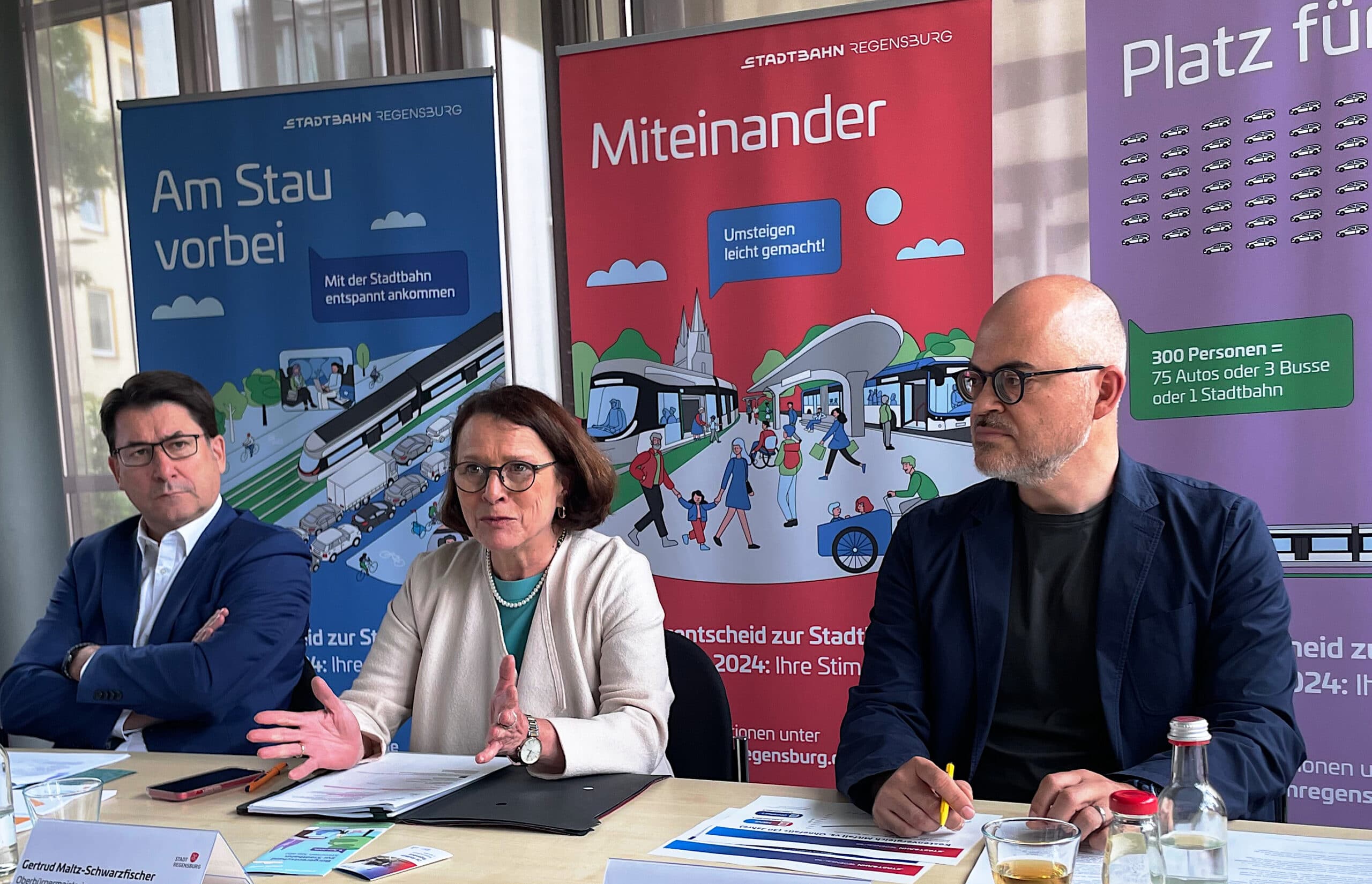 Laut ÖPNV-Hochrechnung für 30 Jahre: Regensburg muss mit oder ohne Stadtbahn 1,5 Milliarden ...